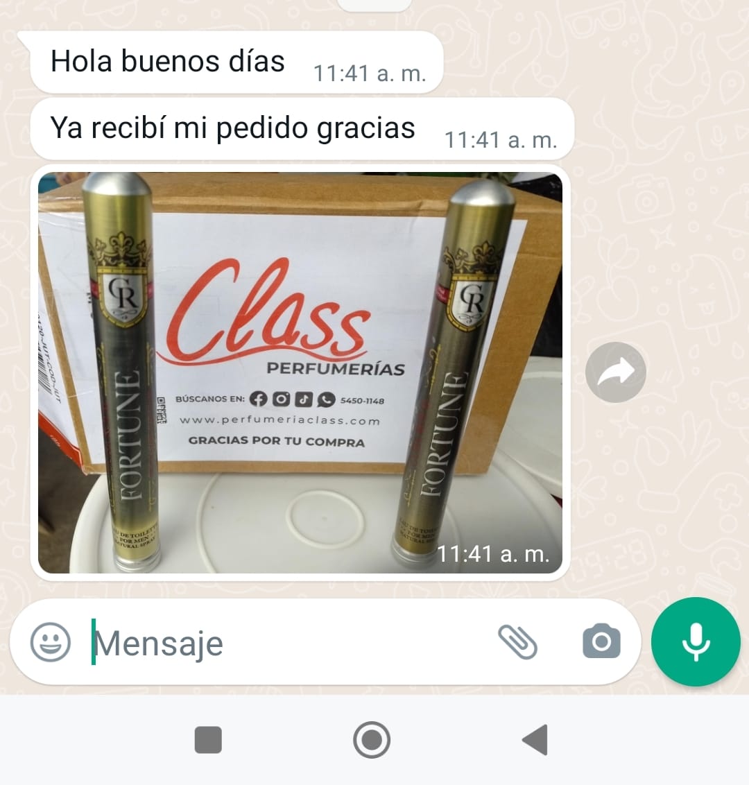A – Class perfumerías